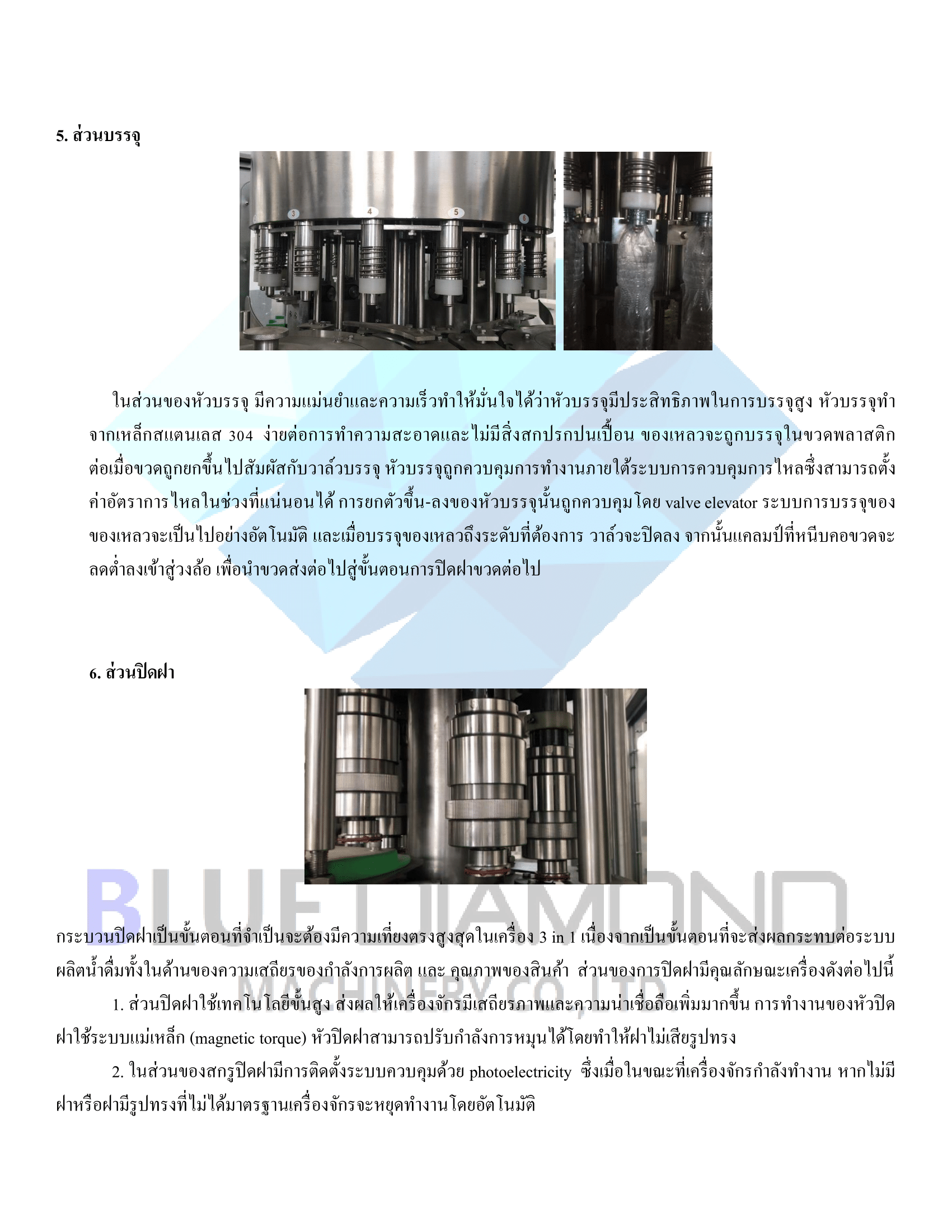 เครื่องบรรจุน้ำดื่มอัตโนมัติ BGF 14-12-5