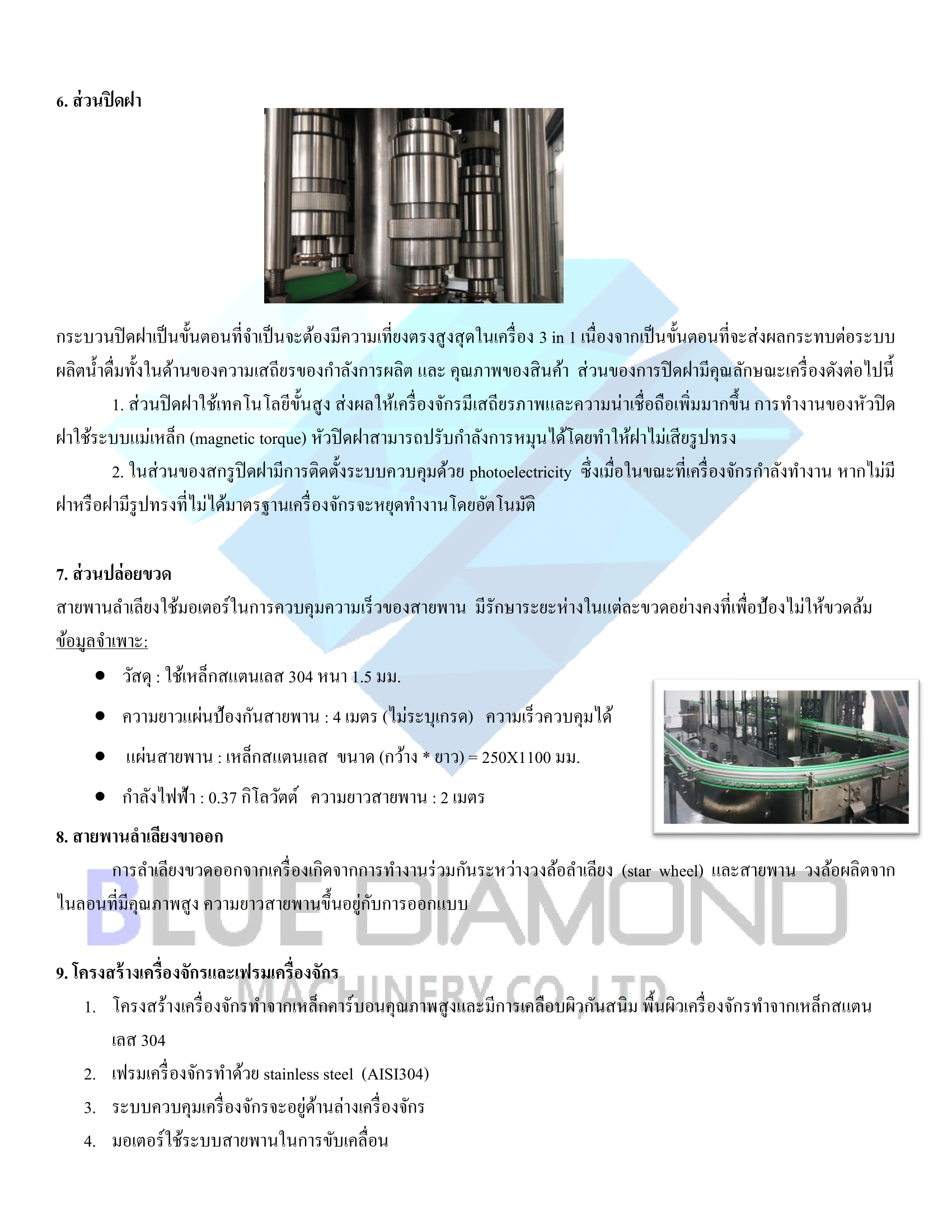 เครื่องบรรจุน้ำดื่มอัตโนมัติ BGF 24-24-8