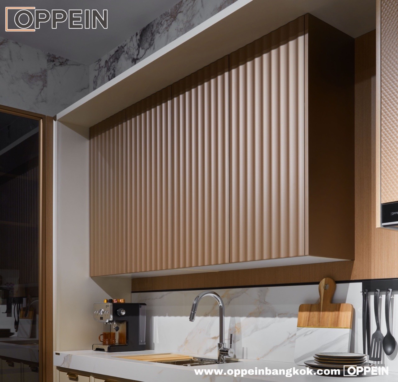 New Chinese Style Kitchen Cabinet with Island - DEWROMA
