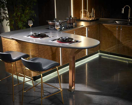 2022 Modern Luxury Kitchen Cabinet - MUNCH PLCC22025