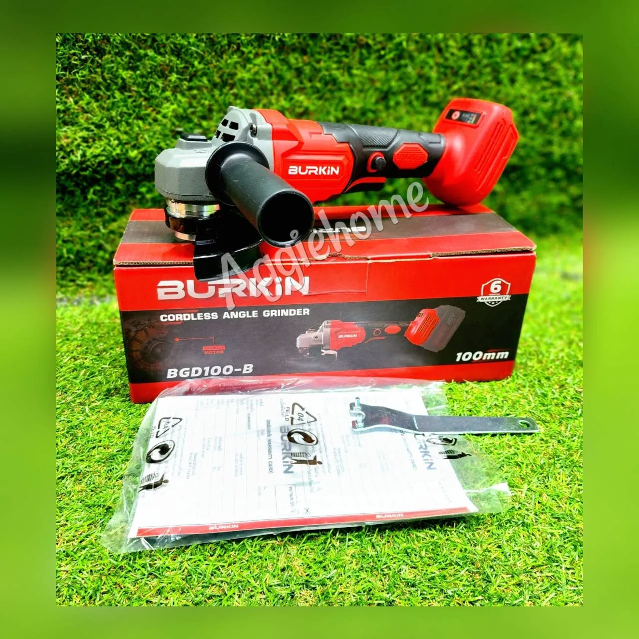 BURKIN เครื่องเจียร์ รุ่น BGD100-B (ตัวเครื่อง) ไร้สาย 20V. ขนาด 4นิ้ว มอเตอร์ Brushless เจียร ...