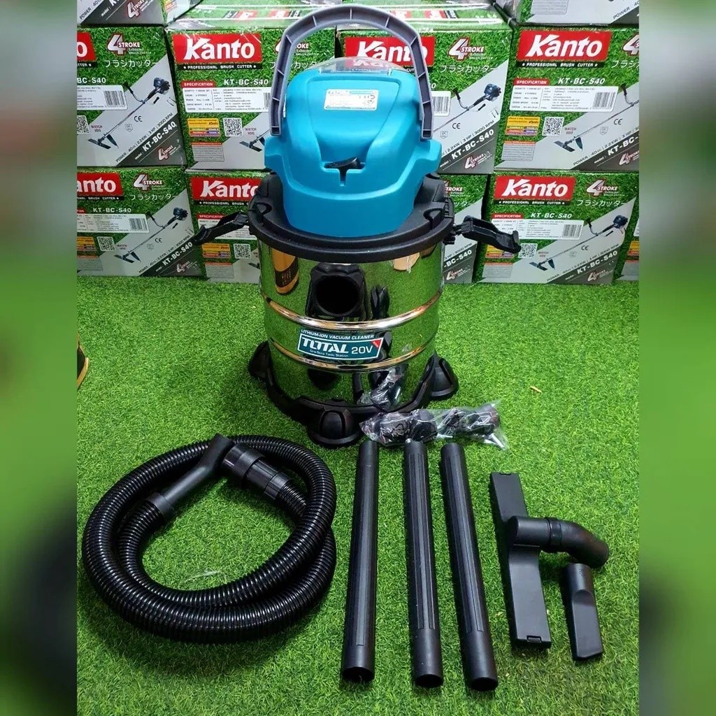 TOTAL เครื่องดูดฝุ่นแบตเตอรี่ รุ่น TVLI2005 20V (แบต 2แอมป์ แท่นชาร์จ)