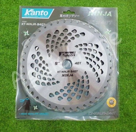KANTO ใบมีดตัดหญ้า รุ่น KT-NINJA-940T ใบวงเดือน 9นิ้ว 40ฟัน