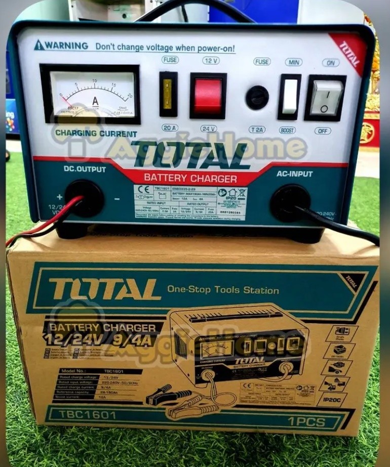 TOTAL เครื่องชาร์จแบตเตอรี่ รุ่น TBC1601 12V / 24V 220V