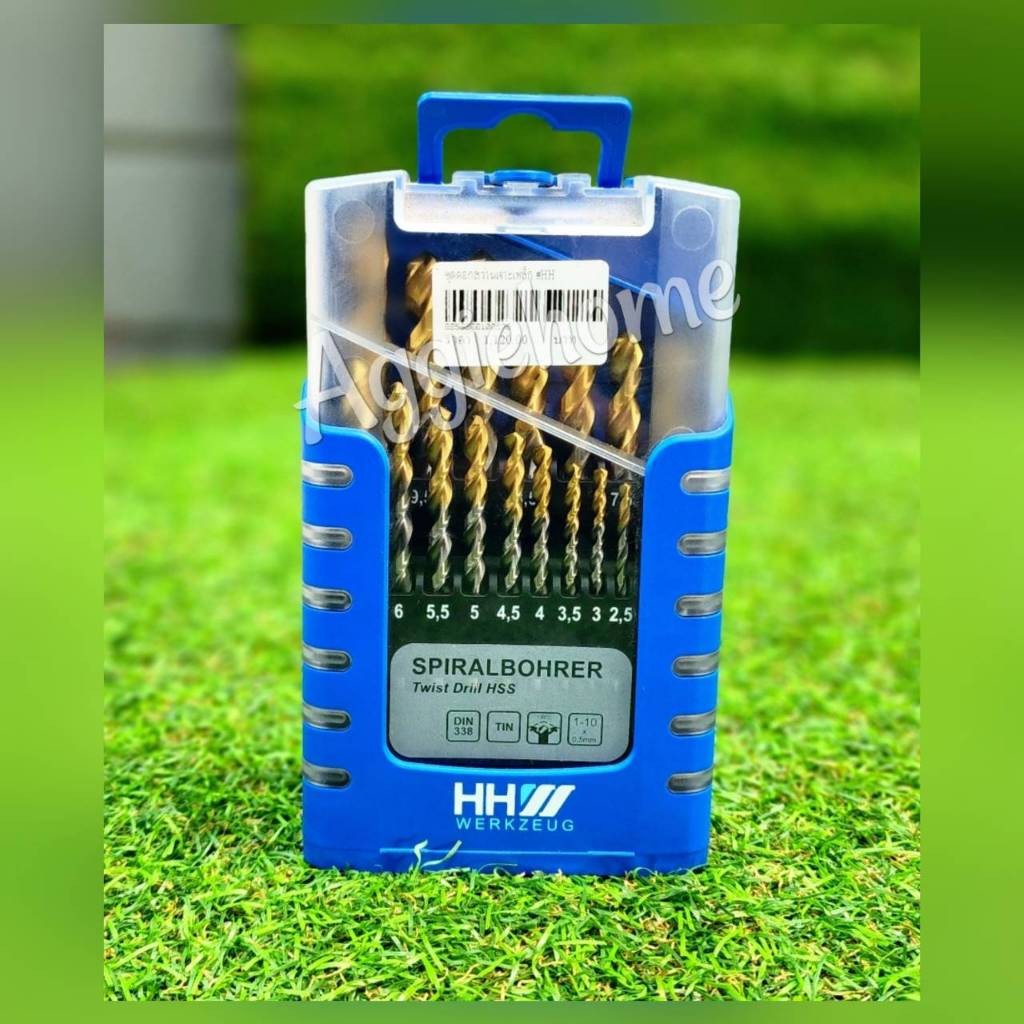 HHW ชุดดอกสว่านเจาะเหล็ก (19ชิ้น) รุ่น Twist Drill HSS (10.100057) ดอกสว่านเจาะเหล็ก