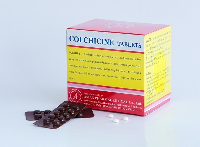 COLCHICINE 0.6 mg 50x10'T