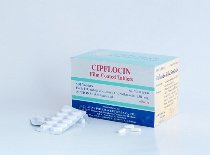 CIPFLOCIN 250 mg 50x10'T