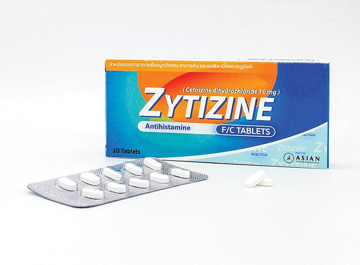 ZYTIZINE 10 mg 1x10'T