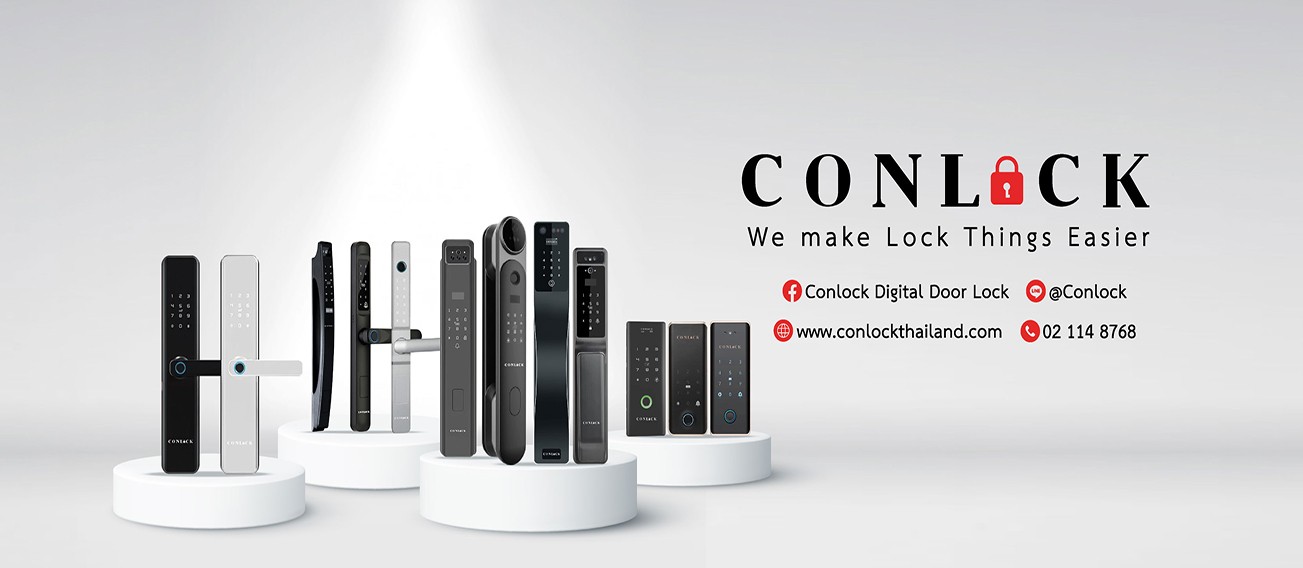 Digital door lock รุ่นติดเสริม