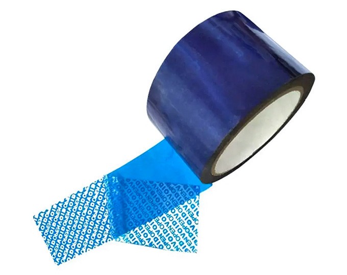 Blue Tamper Evident Tape
