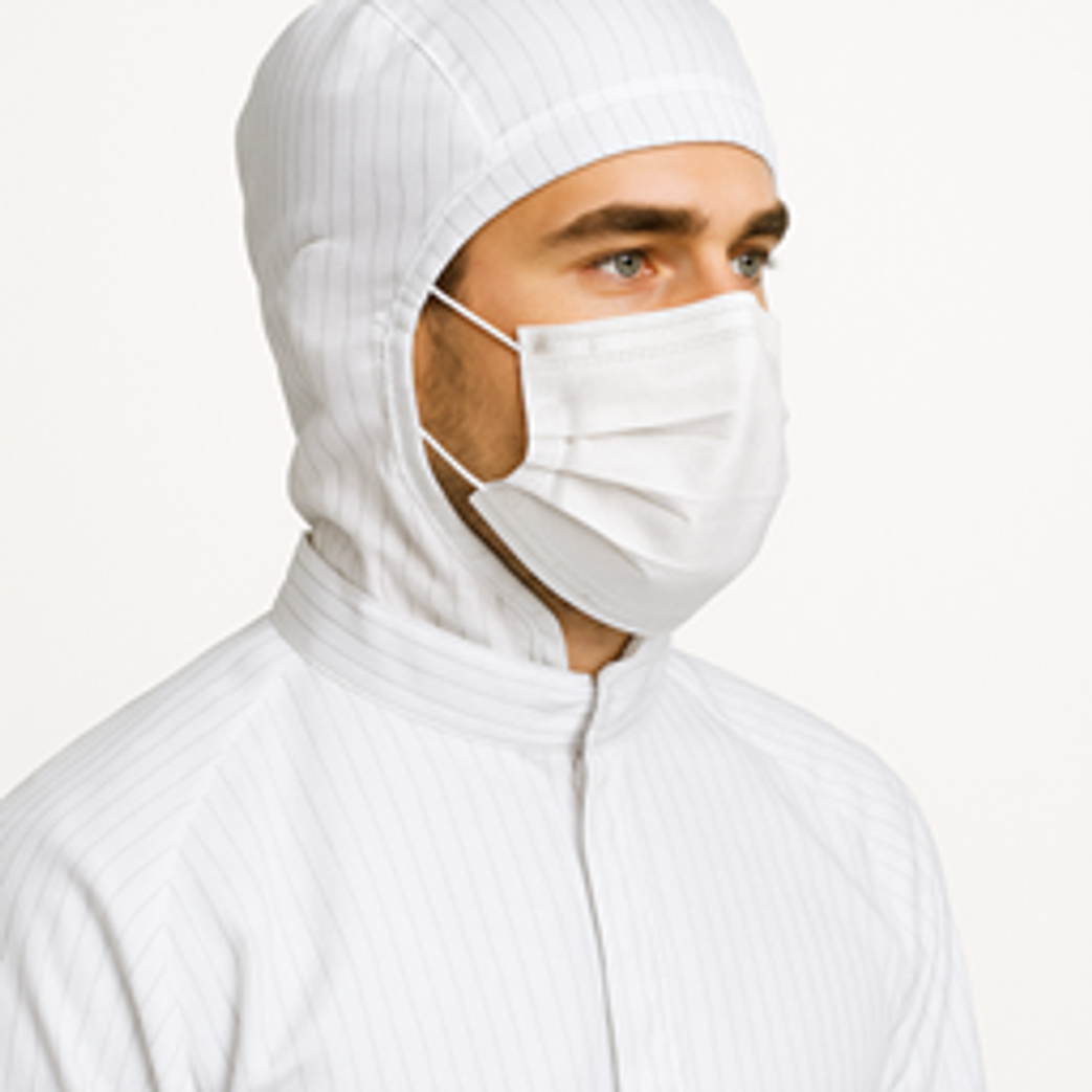 Cleanroom Face Mask 3 Ply Class 100