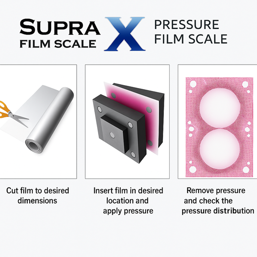 ฟิล์มวัดแรงกด TP1 | Pressure Film Scale คุณภาพสูงจาก W-Tech Thailand