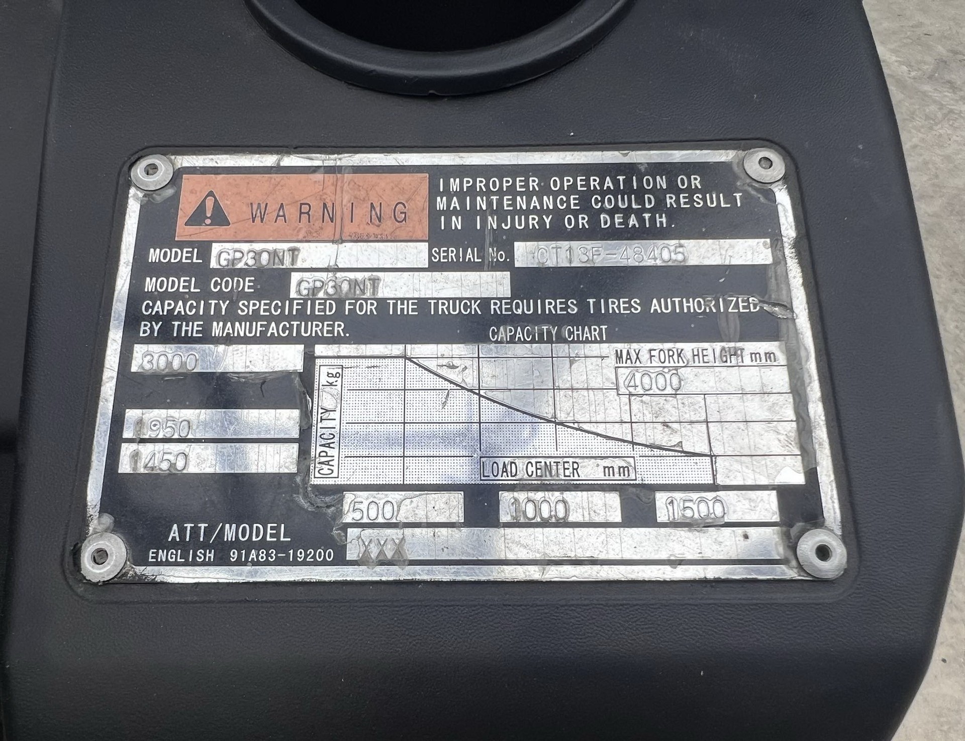 CAT GP30NT