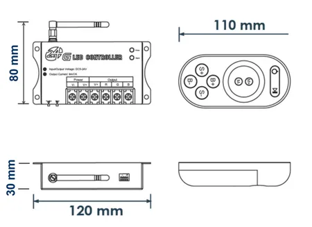 Lighting JESTA RGB CONTROLLER RF201