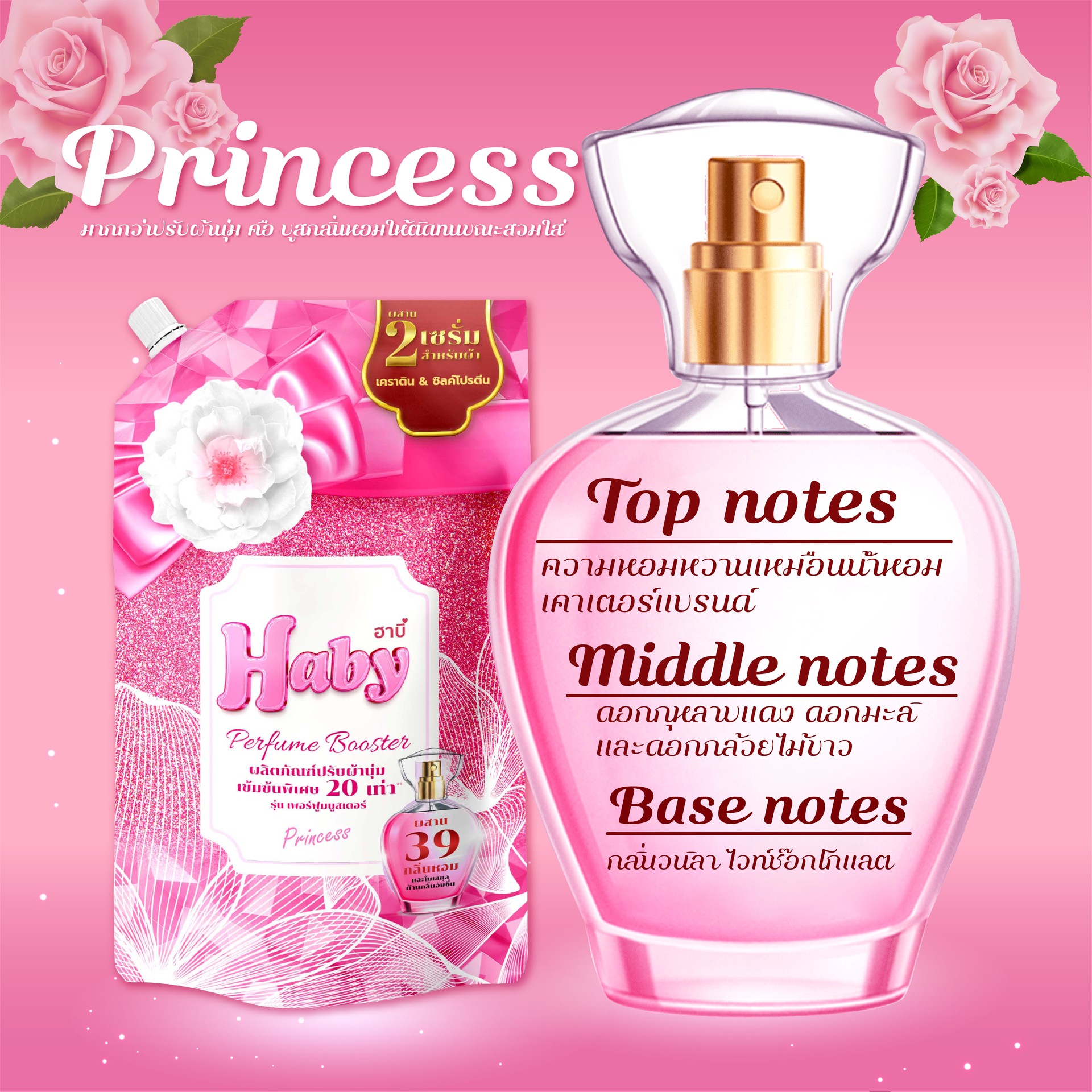 HabyCare Princess Perfume Booster Pink