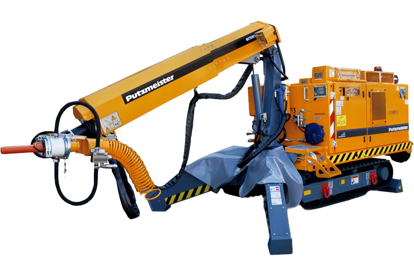 เครื่องพ่นคอนกรีต-อัดฉีดน้ำปูนในอุโมงค์ (Shotcrete Robot & Grouting)