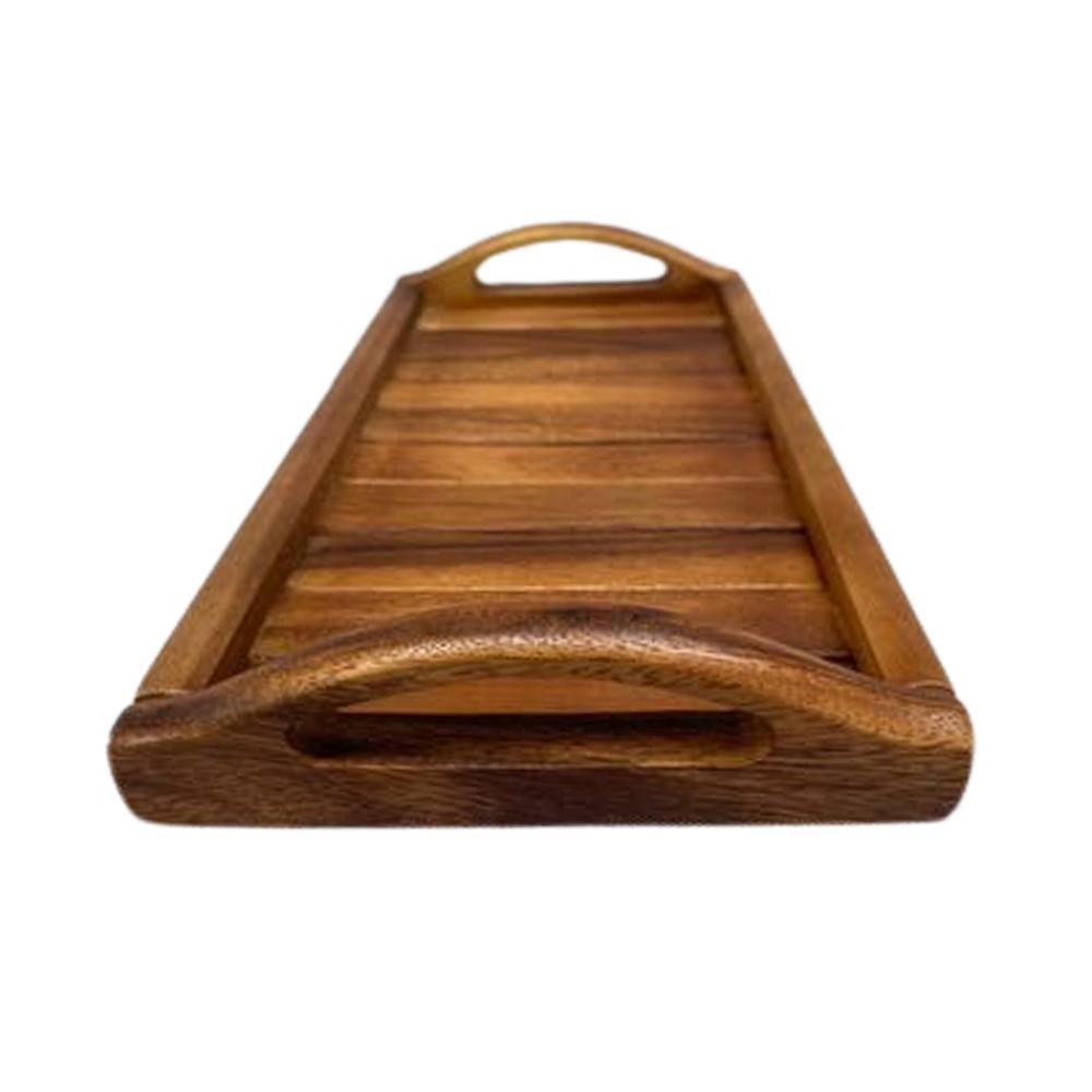 WOODEN SLAT TRAY